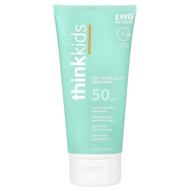 think, Thinkids, Zinc Oxide Sunscreen, SPF 50, 6 fl oz - Walmart.com