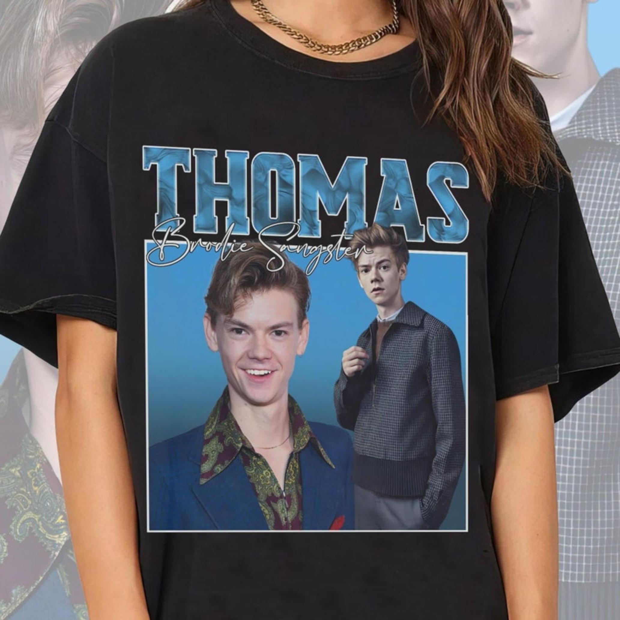 thomas brodie sangster blue, Unisex Shirt, MAXWAY - Walmart.com