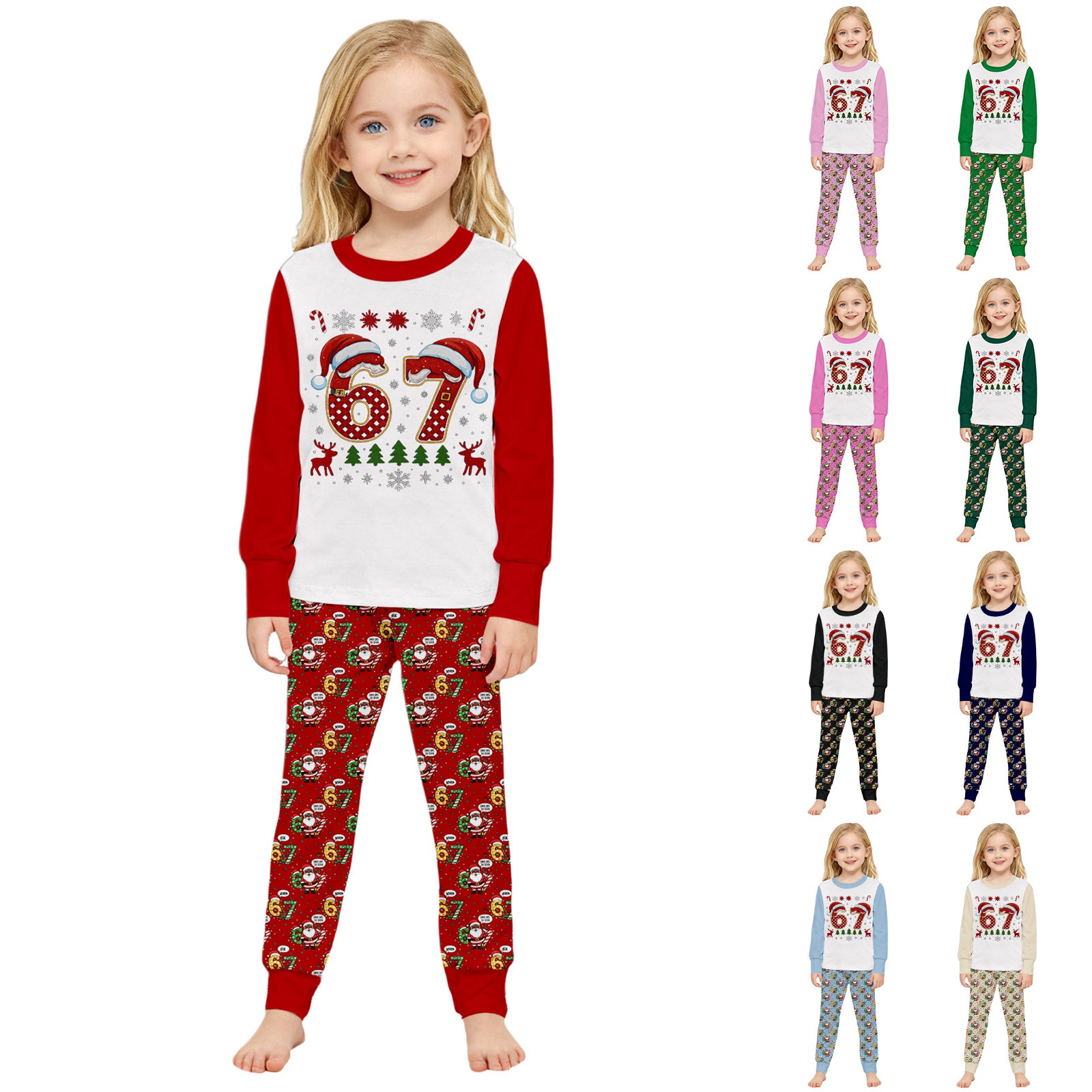 thosestan Kids 67 Meme Shirts Pant Sets Boys Girls Six Seven Outfits ...
