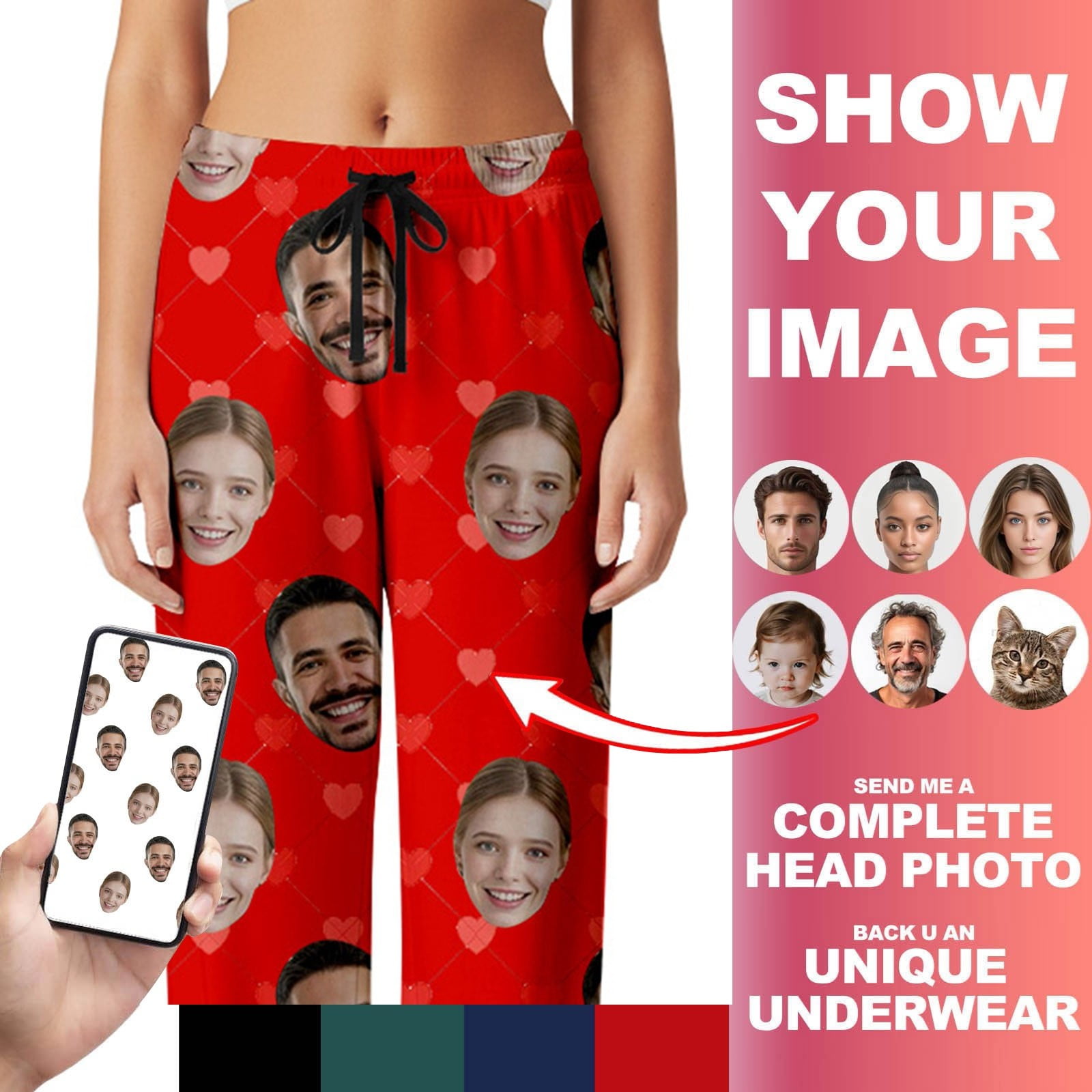 thosestan Personalized Pajamas Pants - Custom pajama pants with Photo ...
