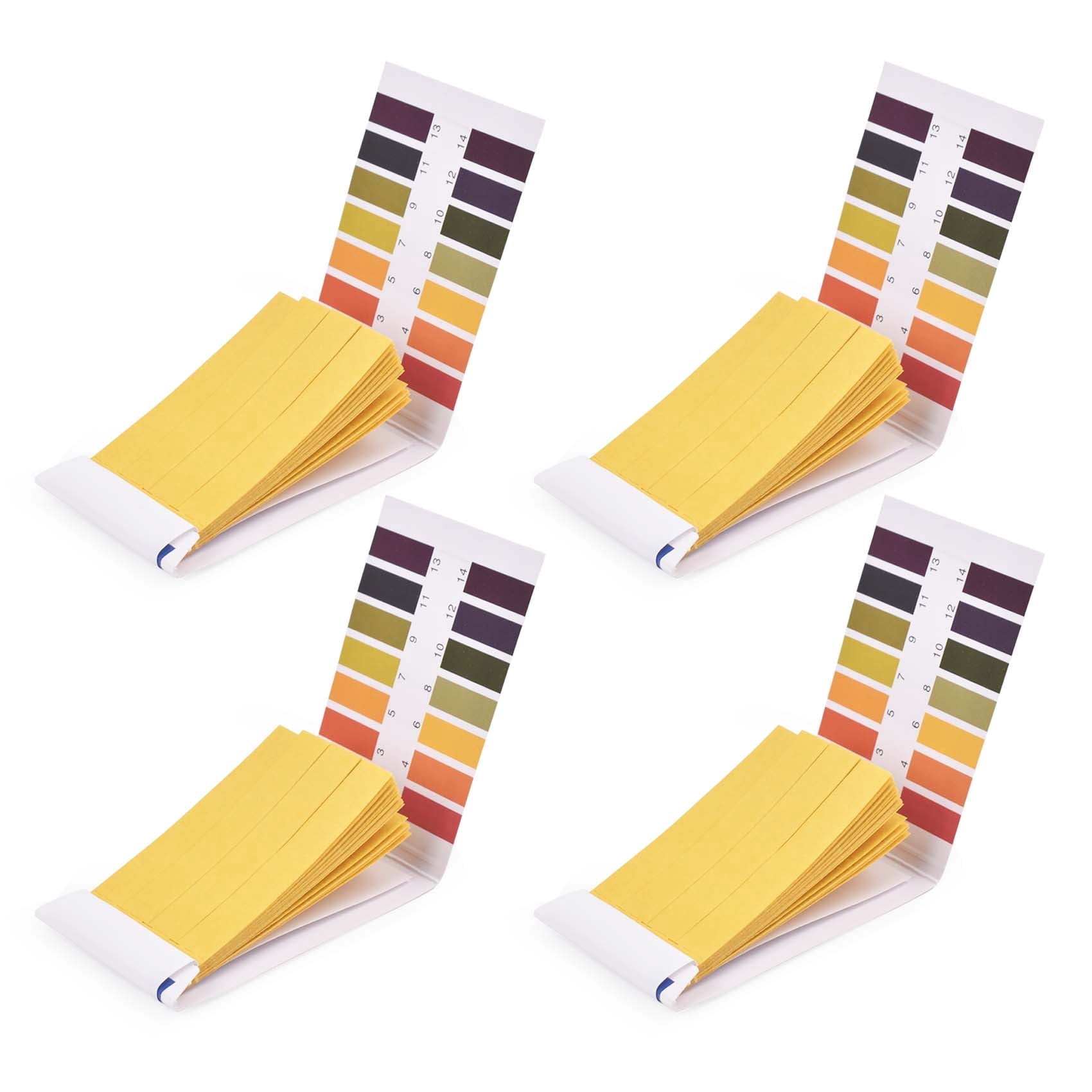 thovorrnl 4pcs PH Test Strips 320 Strips, PH 1-14 Litmus Paper, for ...