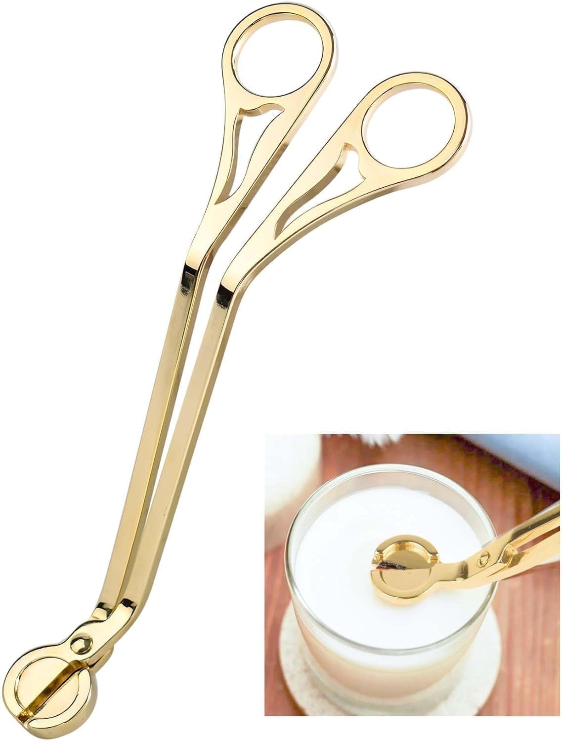 thovorrnl Stainless Steel Candle Wick Trimmer for Trim Candles Wicks to ...