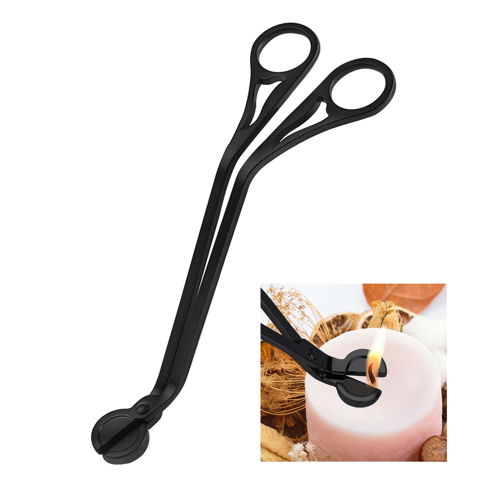 thovorrnl Stainless Steel Candle Wick Trimmer for Trim Wick to Burn ...