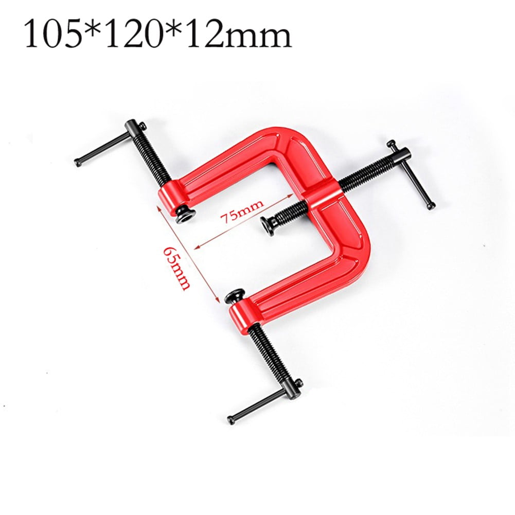 Three Way Clip Clamp G Type Woodworking Fixture Steel Board Heavy Duty ...
