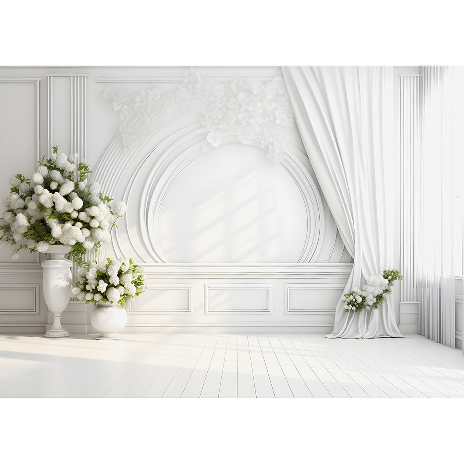 tic Fantasy Wedding Gate Bouquet Photography Backdrop Props Archway ...