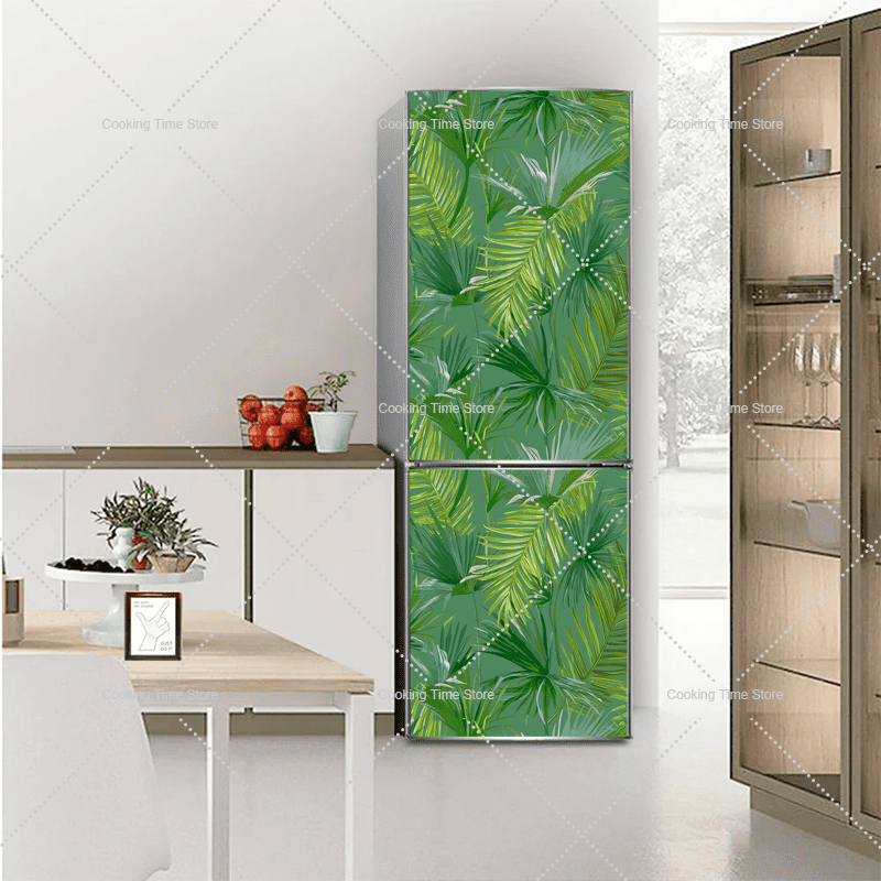 tic Little Flower Fridge WrapMural Sticker Refrigerator Wrap PVC Vinyl ...