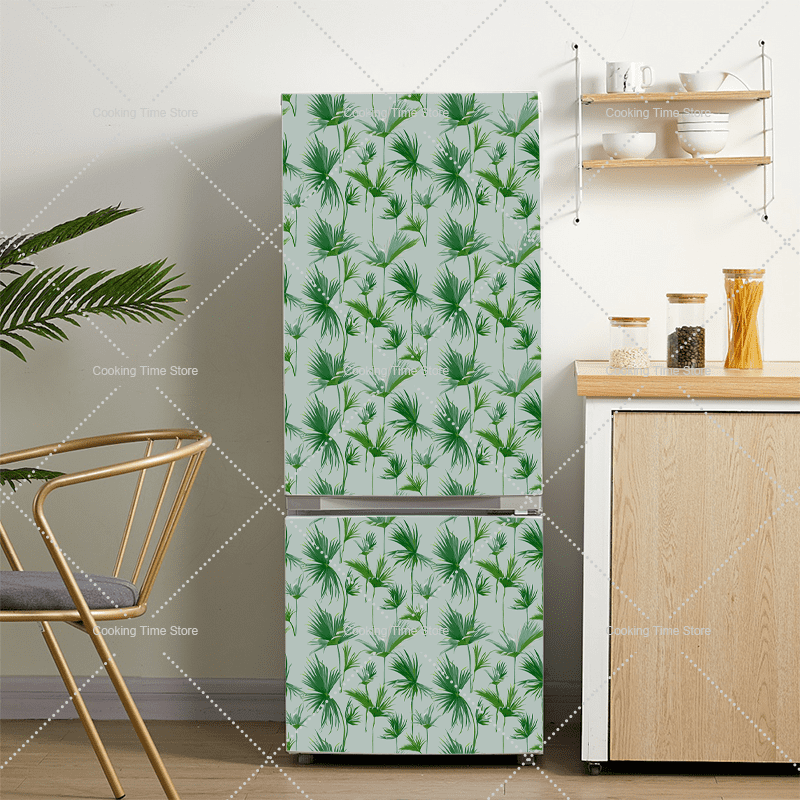 tic Little Flower Fridge WrapMural Sticker Refrigerator Wrap PVC Vinyl Decorative Fridge Decals ...