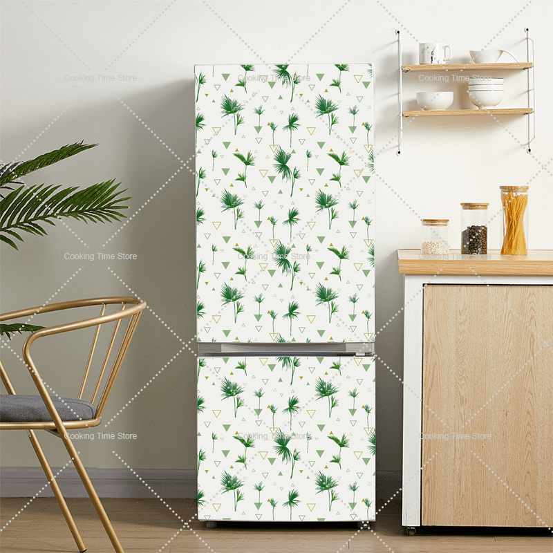 tic Little Flower Fridge WrapMural Sticker Refrigerator Wrap PVC Vinyl Decorative Fridge Decals ...