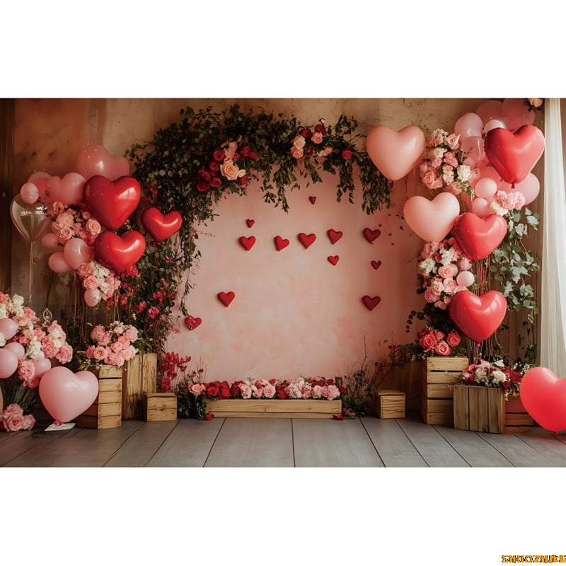 tic Red Rose Flower Backdrop Photography Couples Wedding Ceremony ...