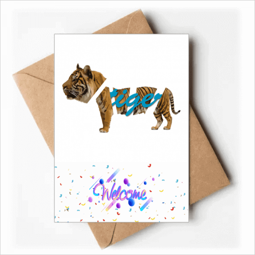 tiger body zoong restructu Welcome Back Greeting Cards Envelopes Blank ...
