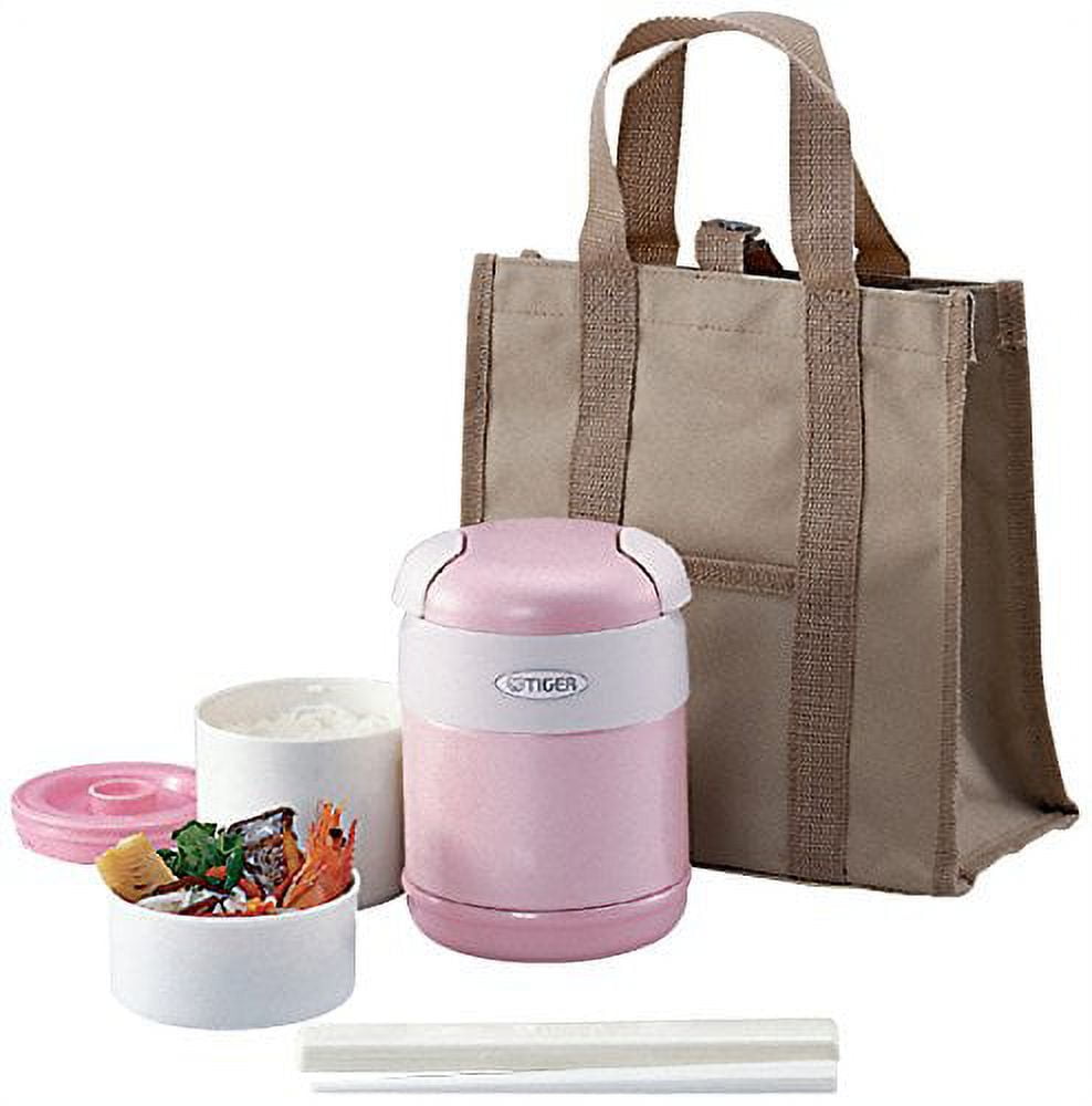 tiger corporation lwr-a072 thermal lunch box, pink - Walmart.com