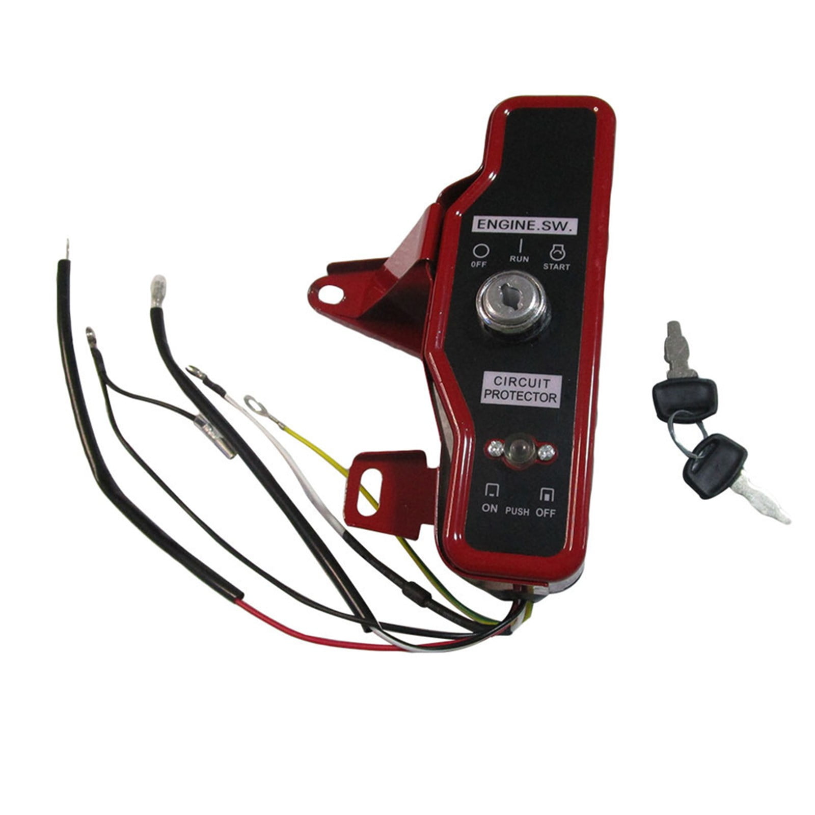 Tillage Machine 168F/170F Electric Start Key Control Switch Control Box ...