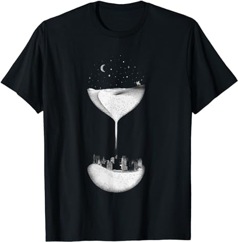 time travel human evolution hourglass T-Shirt - Walmart.com