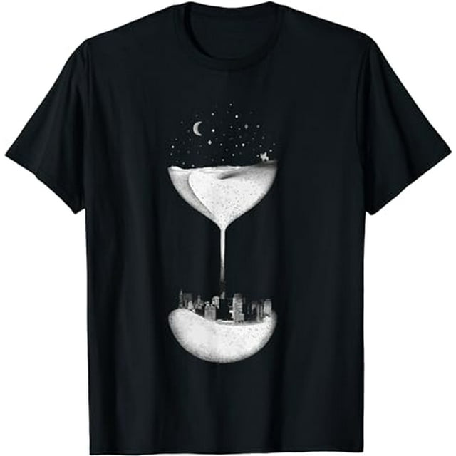 time travel human evolution hourglass T-Shirt - Walmart.com