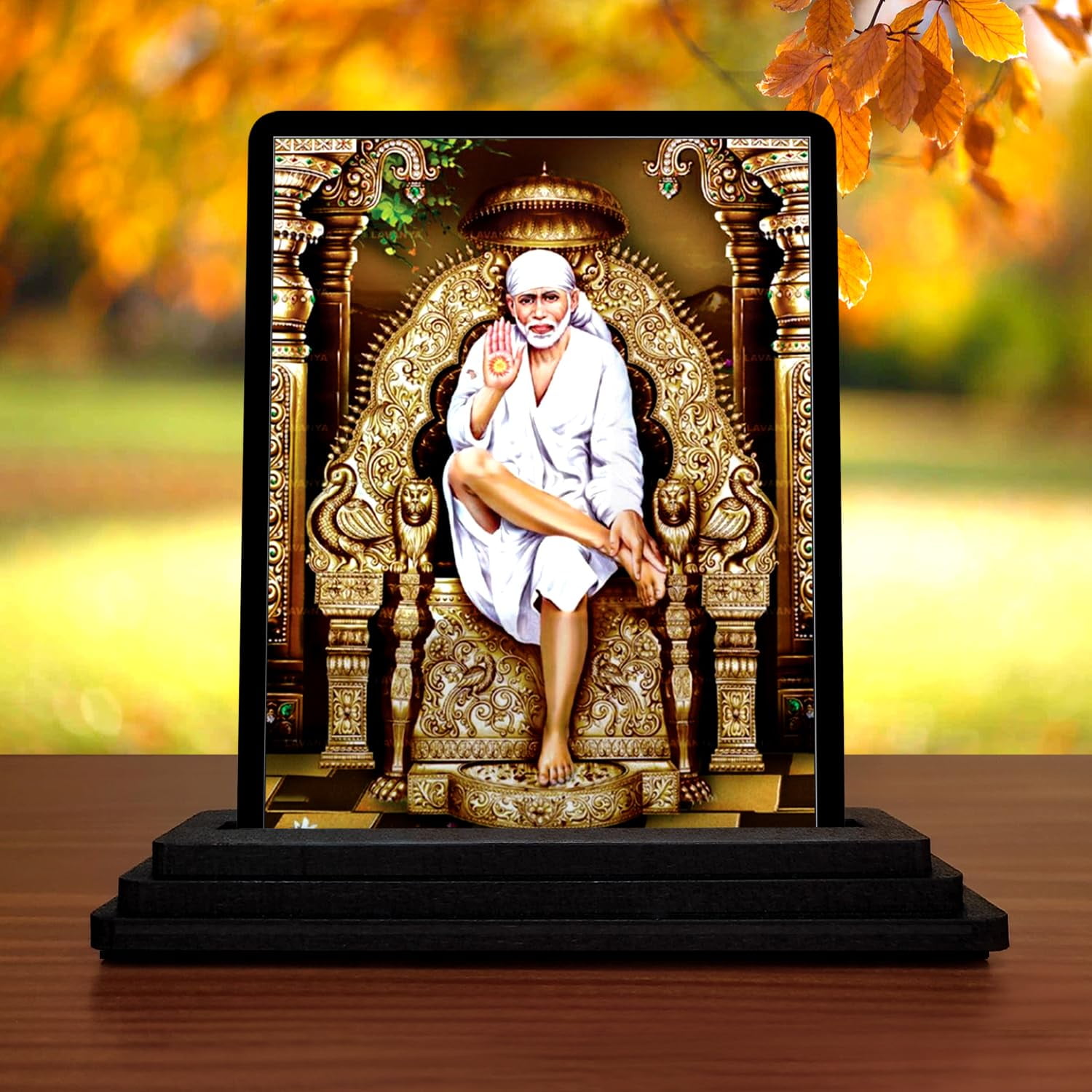 tinywalk Sai Baba ji Car Dashboard Idols Figurine Showpiecefor Temples afor HomeAll Purpose ...