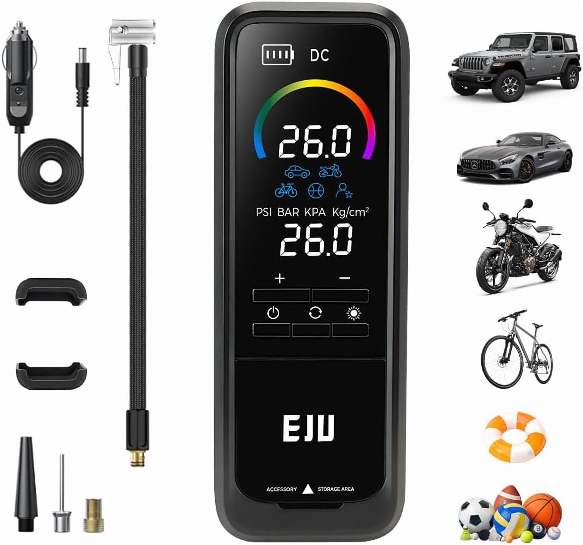 tire inflator portable air compressor,160psi air pump for car tires ...