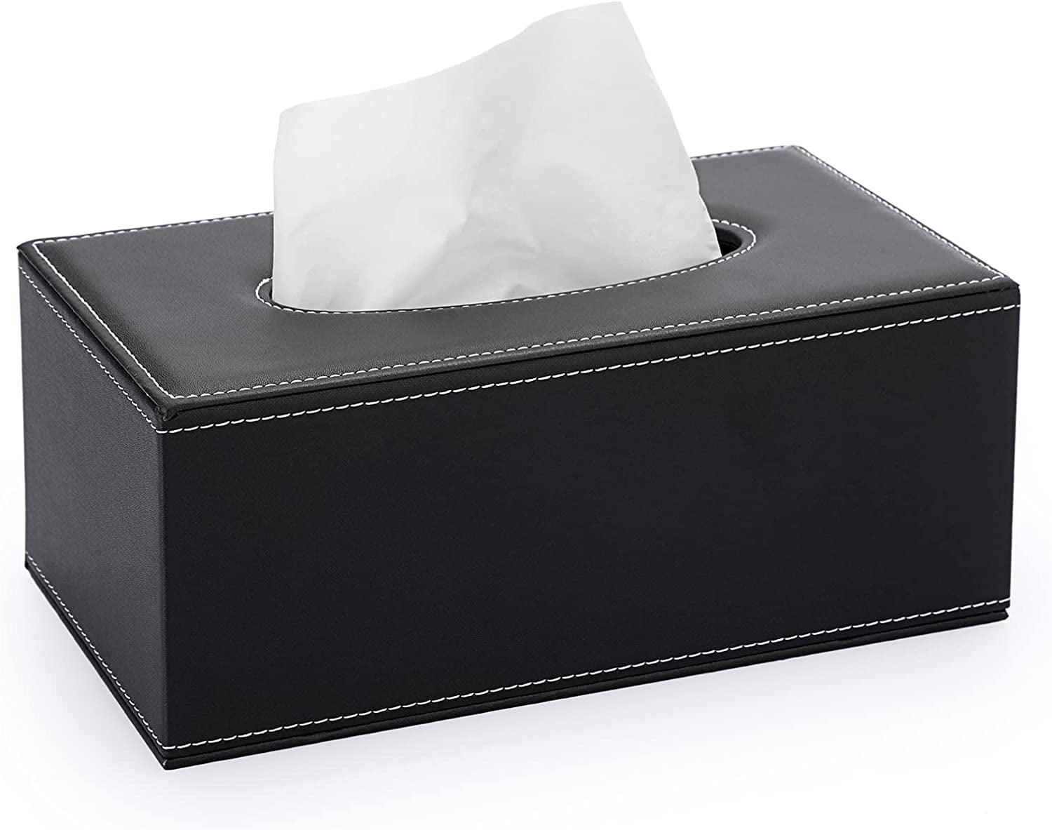 **tissue box cover rectangle leather tissue box stylish tissue box ...