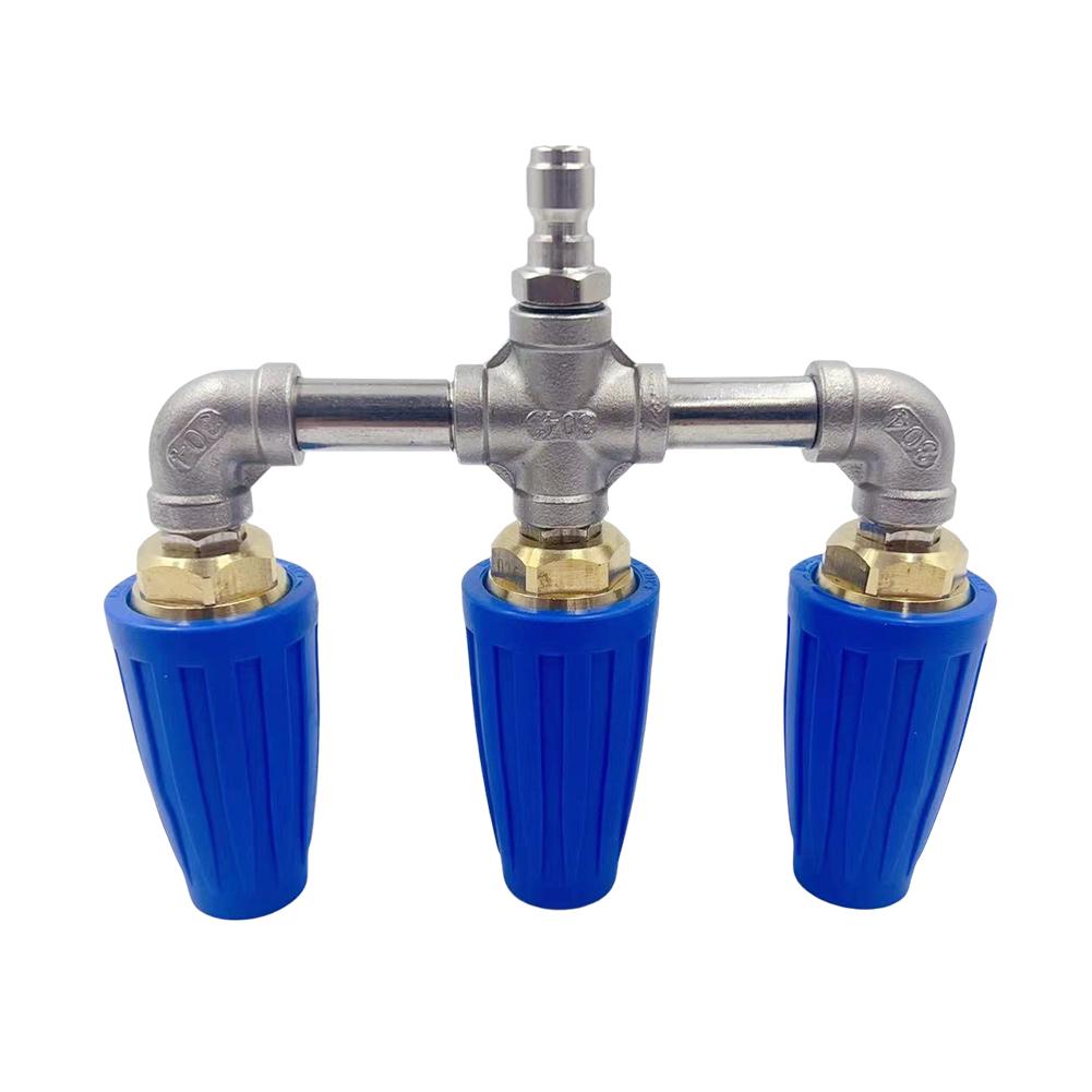 tkerinse Triple Turbo Nozzle, Rotating Nozzle Triple Nozzle Prure ...