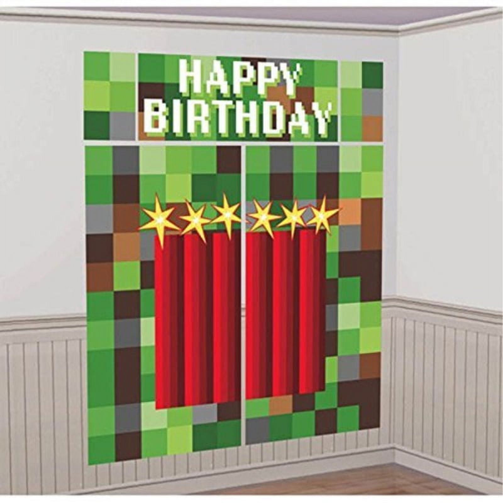 'tnt party' wall poster scene setter decorating kit (5pc) - Walmart.com