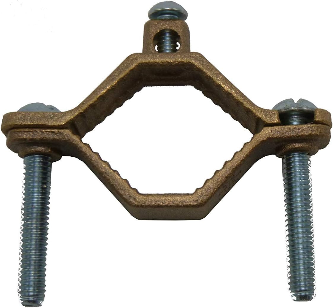 to 2" Bronze Water Pipe Ground Clamp - High Conductivity Grounding ...