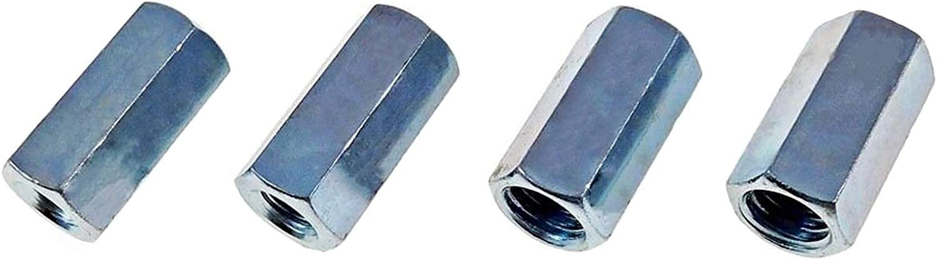 to 3/8-16 x 1 1/4" Long Coupling Reducer Nut, 4 Pack, Zinc & Steel ...