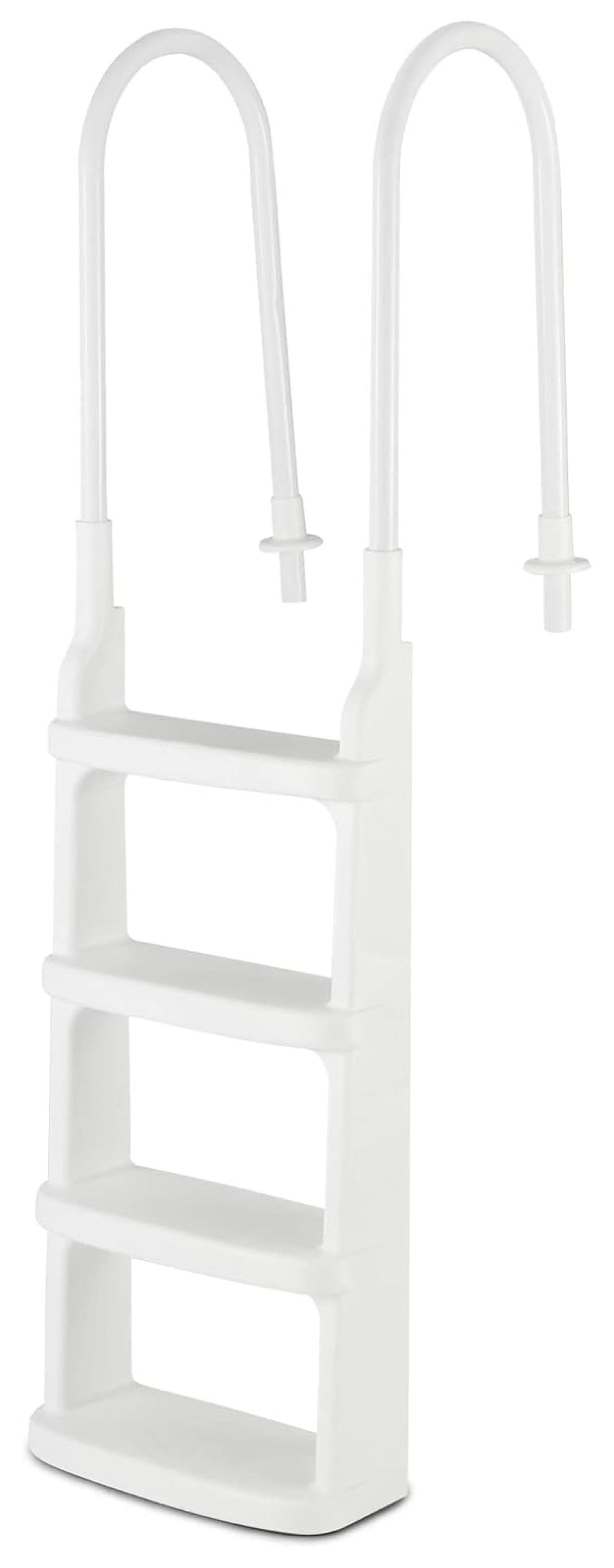 to 54 Inch Adjustable Incline Above Ground Swimming Pool Ladder with ...