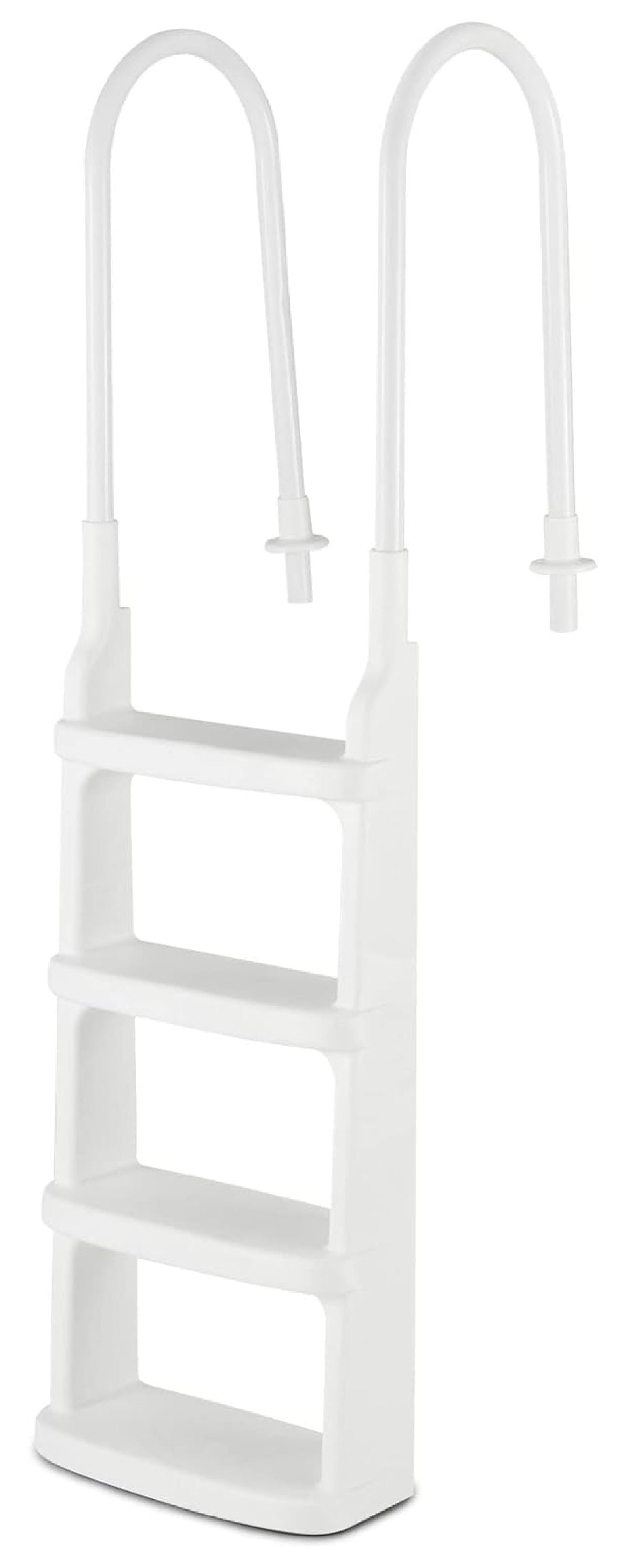 to 54 Inch Adjustable Incline Above Ground Swimming Pool Ladder with ...