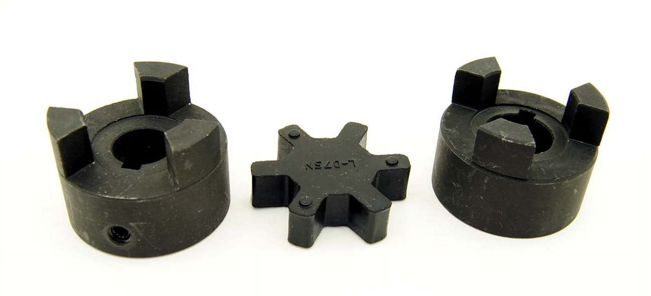 to 7/8inches L075 Flexible 3-Piece L-Jaw Coupling Set & Buna-N NBR ...