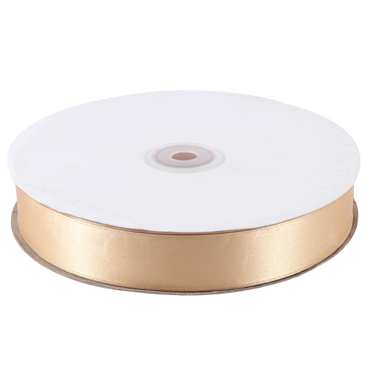 MEIBUTYUP Crafting Ribbons Golden Polyester Silk Satin 1Pack 9100x1In ...