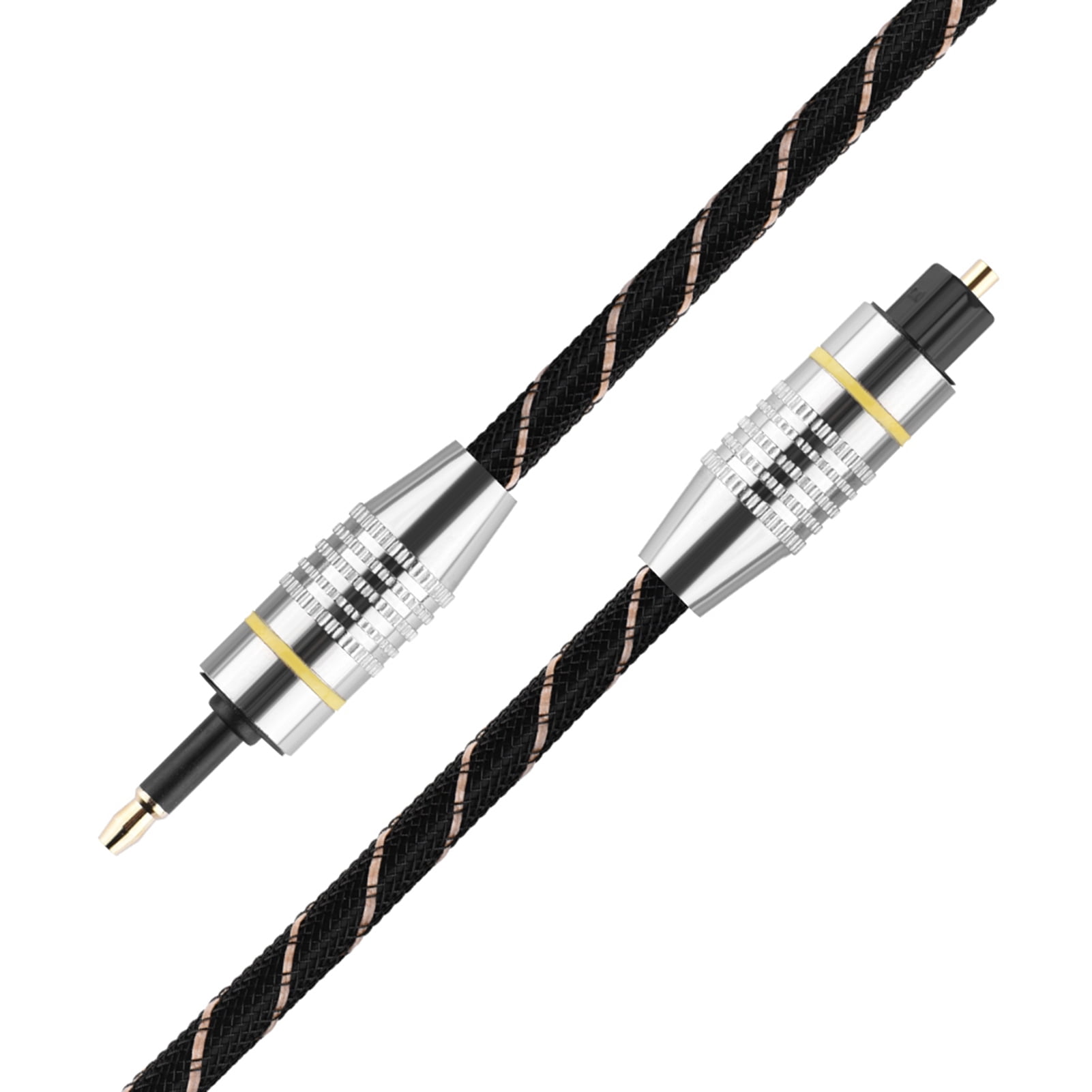 to Mini Plug 3.5mm Optical Fiber Digital Audio Cable SPDIF Gold Plated ...