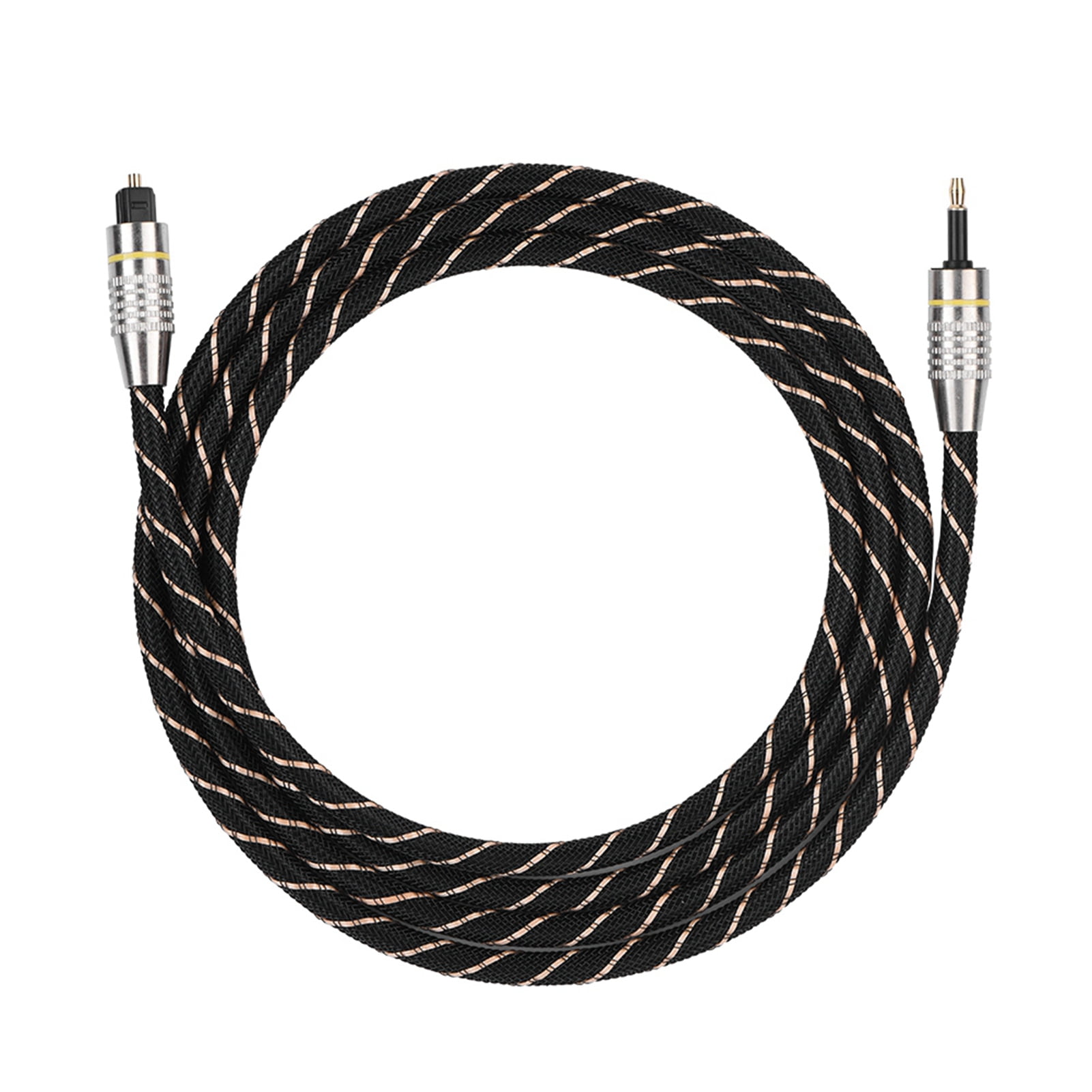 to Mini Plug 3.5mm Optical Fiber Digital Audio Cable SPDIF Gold Plated ...