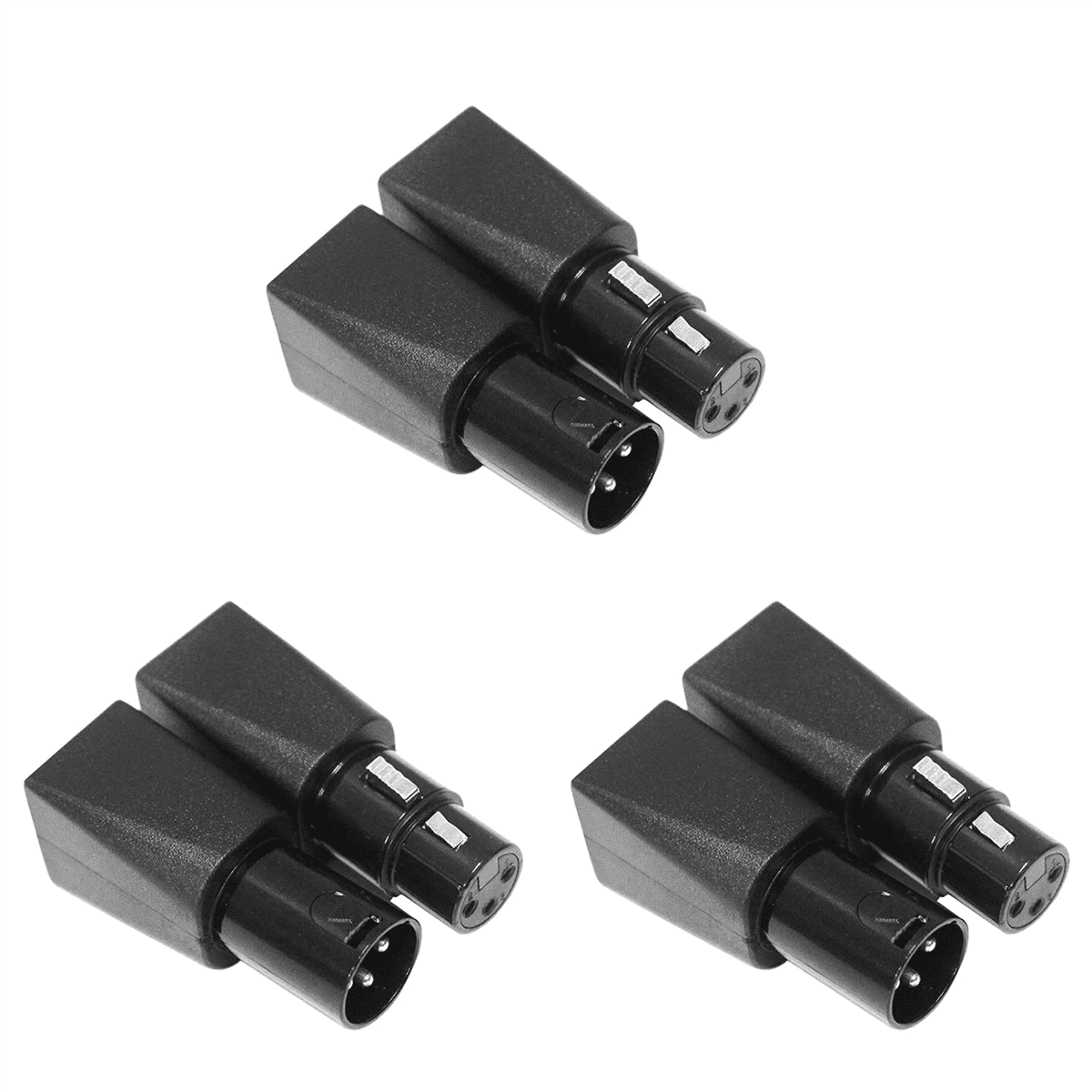 to RJ45 Connector Ethernet 3 Pin XLR Female & Male Adapter Sets (3PIN ...