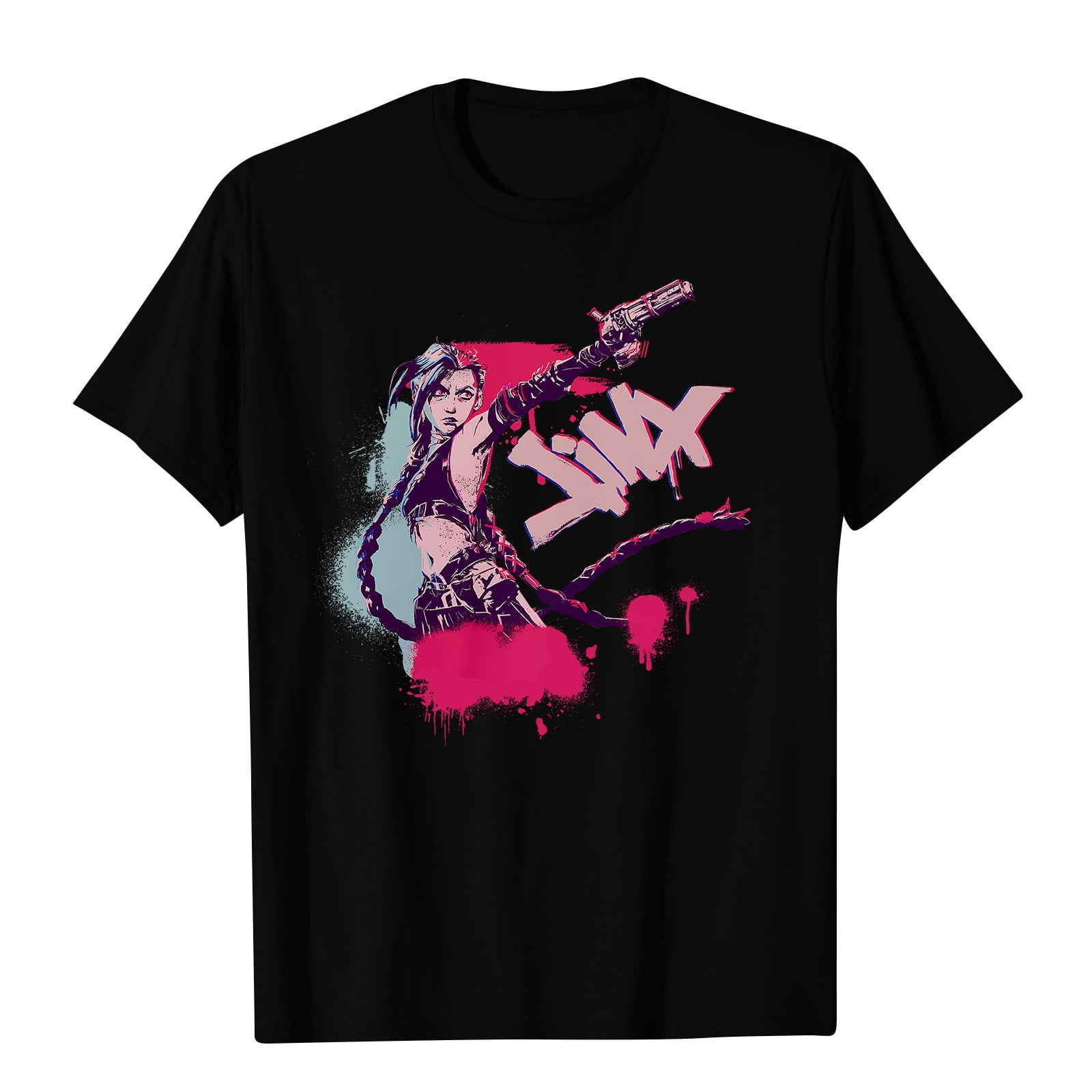 tobchonp Men Women Jinx Arcane Shirts League of Legends Trendy LOL ...