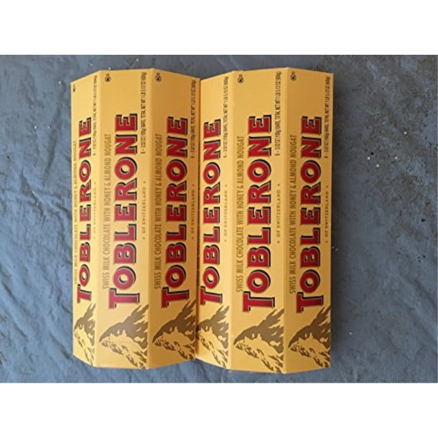 toblerone ( 2 pack )6-3.52oz ( 12 total bars ) of each of swiss milk ...