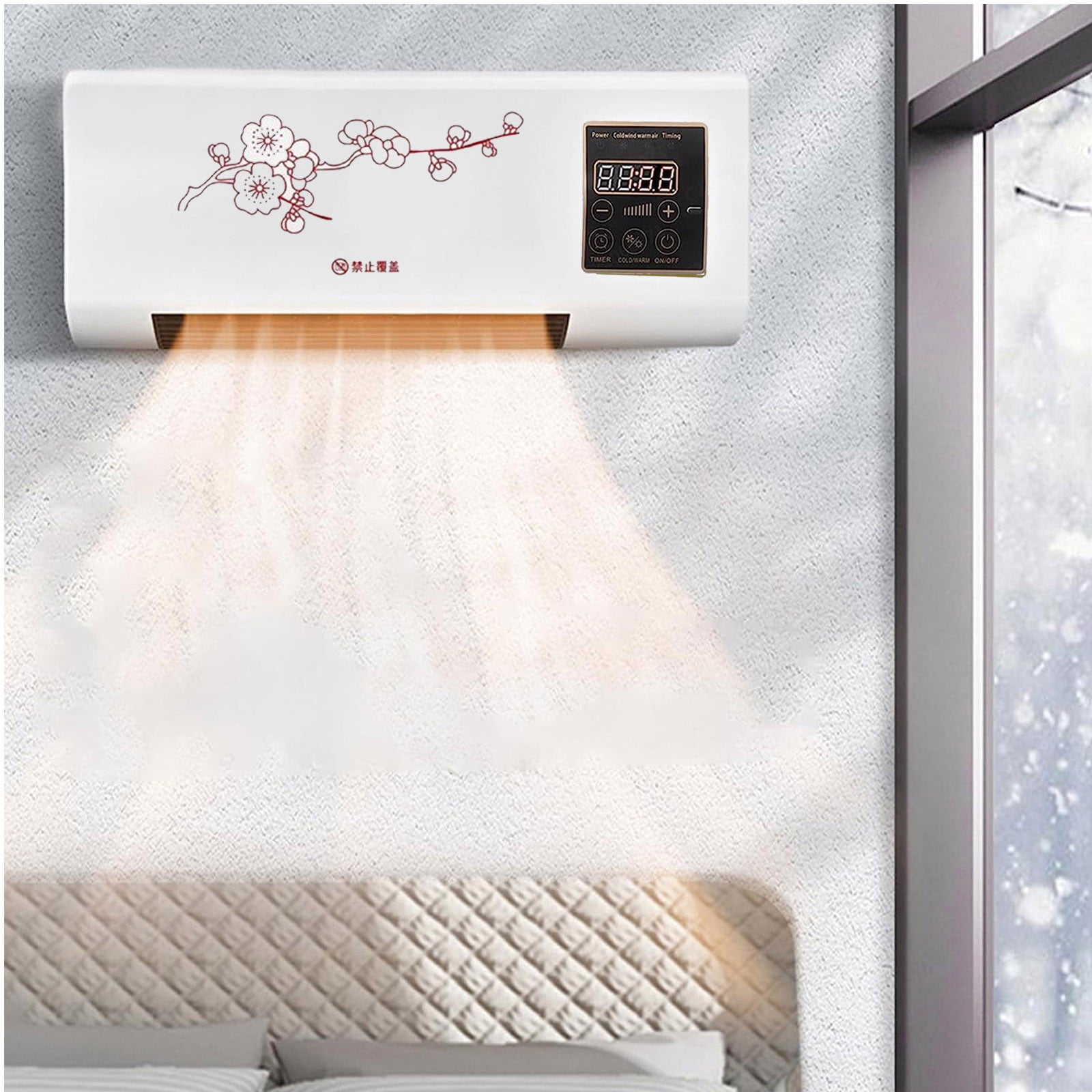 today's deals New Wall Mounted Air Heater, Portable Smart Ductless Wall ...