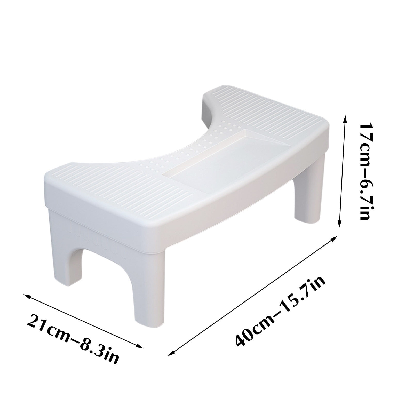 Ajauxi Toilet Stool, Squatting Toilet Stool Poop Stool, Sturdy Potty ...