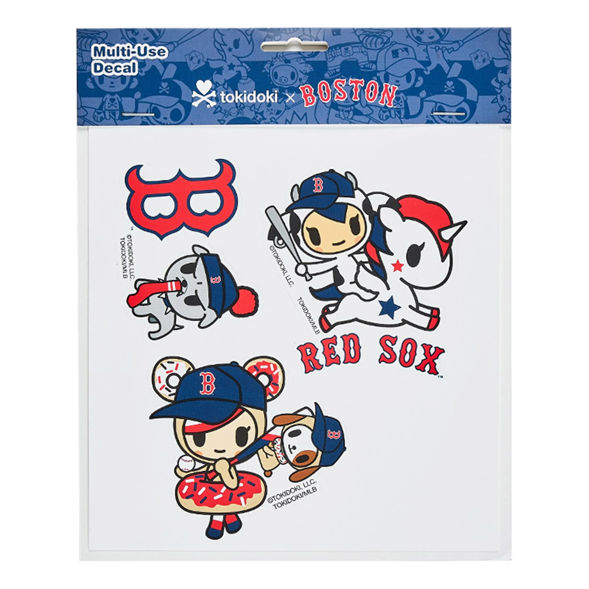 tokidoki Boston Red Sox Multi-Use Decals - Walmart.com
