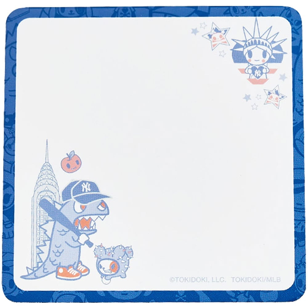 tokidoki New York Yankees 4" x 4" Sticky Notes - Walmart.com