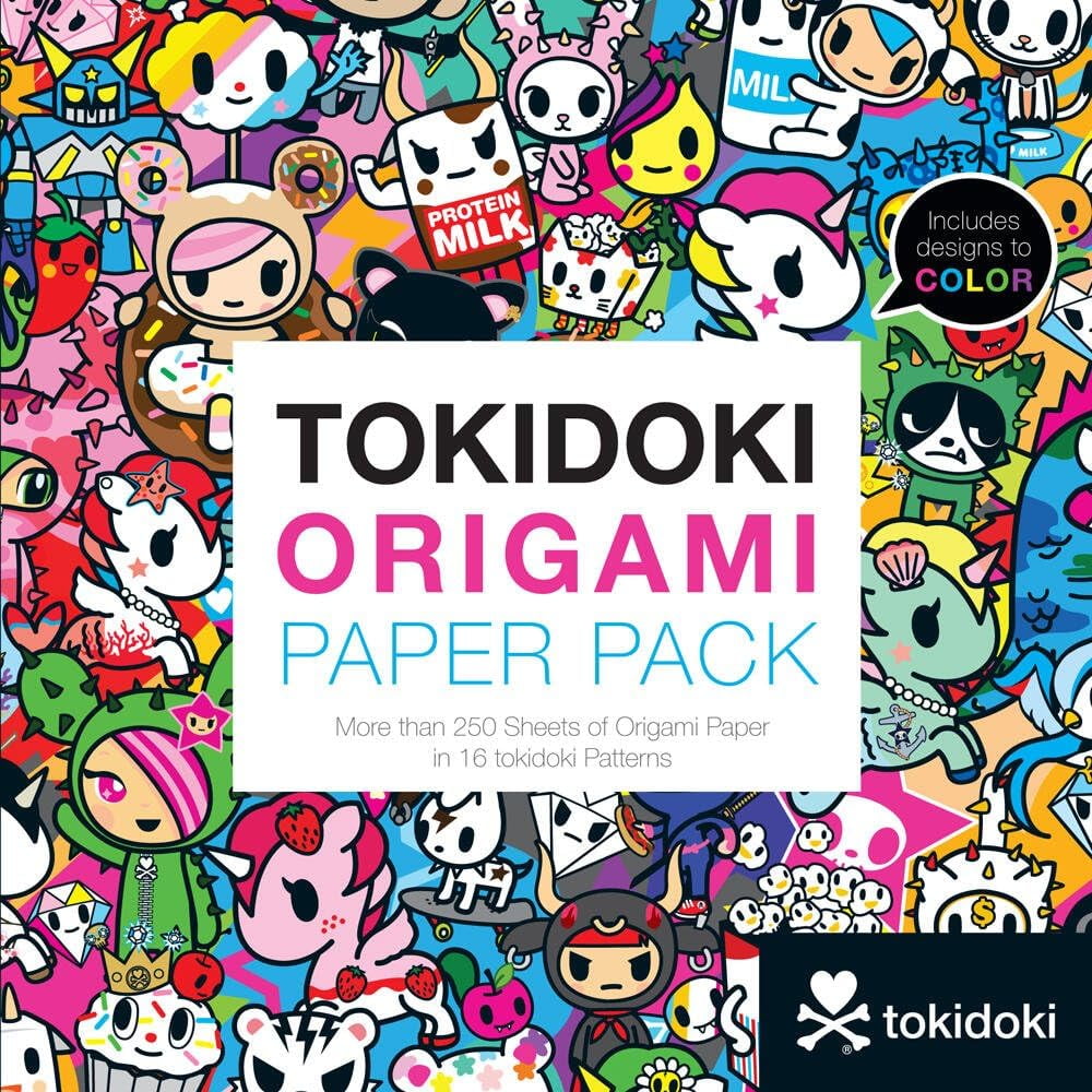 tokidoki Origami Paper Pack: KEF16 More than 250 Sheets of Origami ...