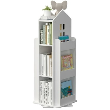 Cozy Castle U-Shaped Bookcase, 4-Tier with 9 Cubes, 2 Drawers for Home ...