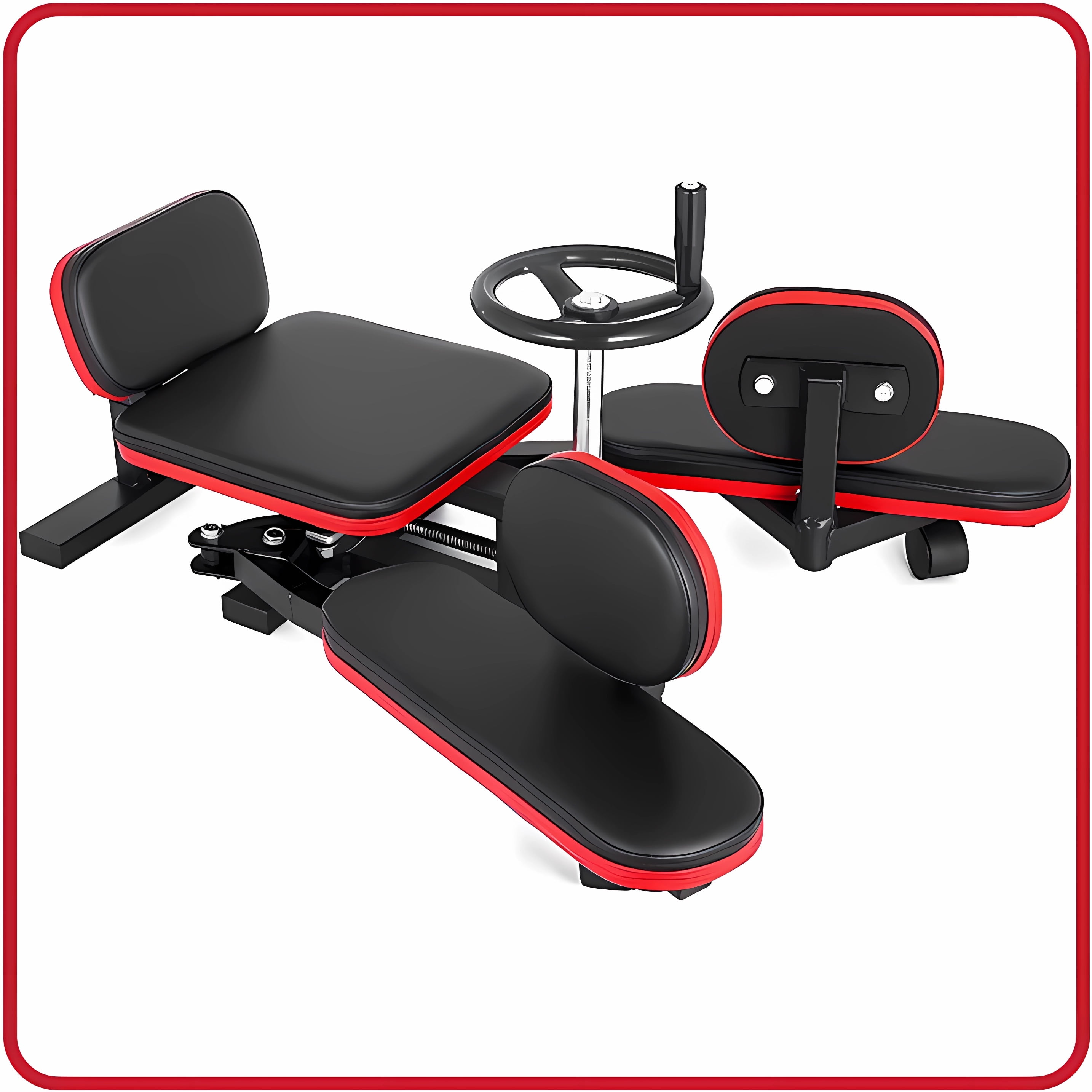 tonchean Leg Stretching Machine, Black Heavy Duty 330lbs Pro Leg ...