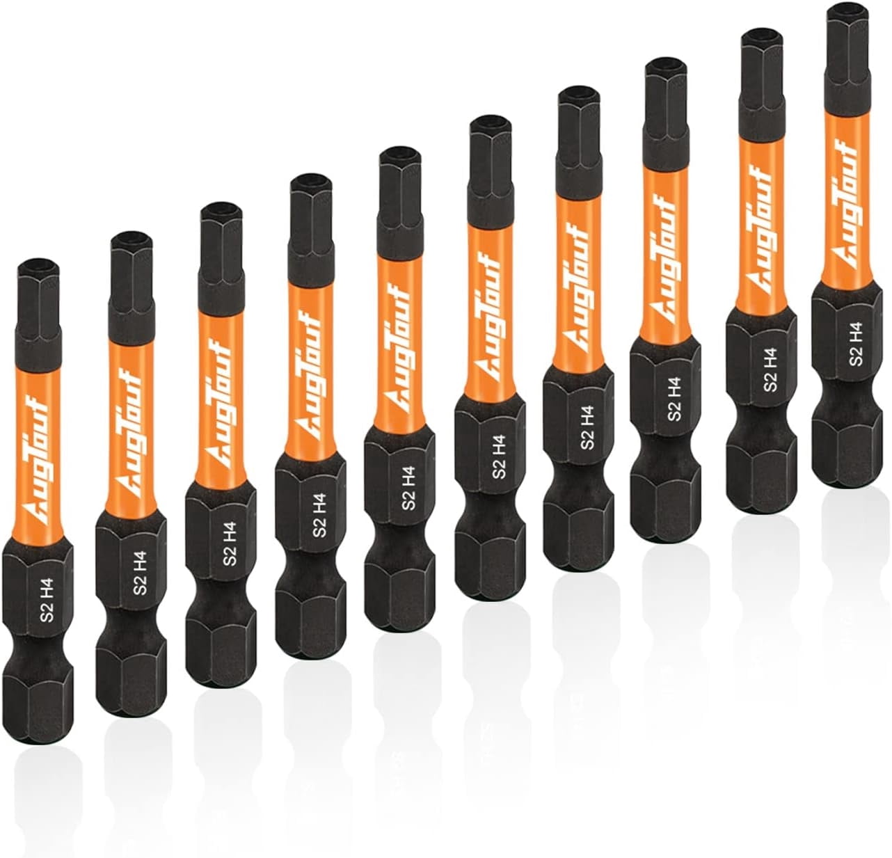 Toolant Impact Hex Head Allen Wrench Drill Bit Set, S2 Steel, 20-inch ...