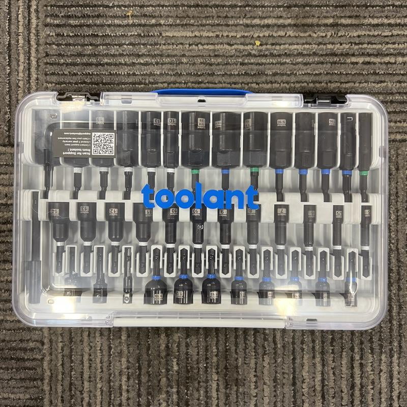 toolant Magnetic Nut Driver Bit Set for Impact Driver, Socket Set for DIYer, mechanical Hardware ...