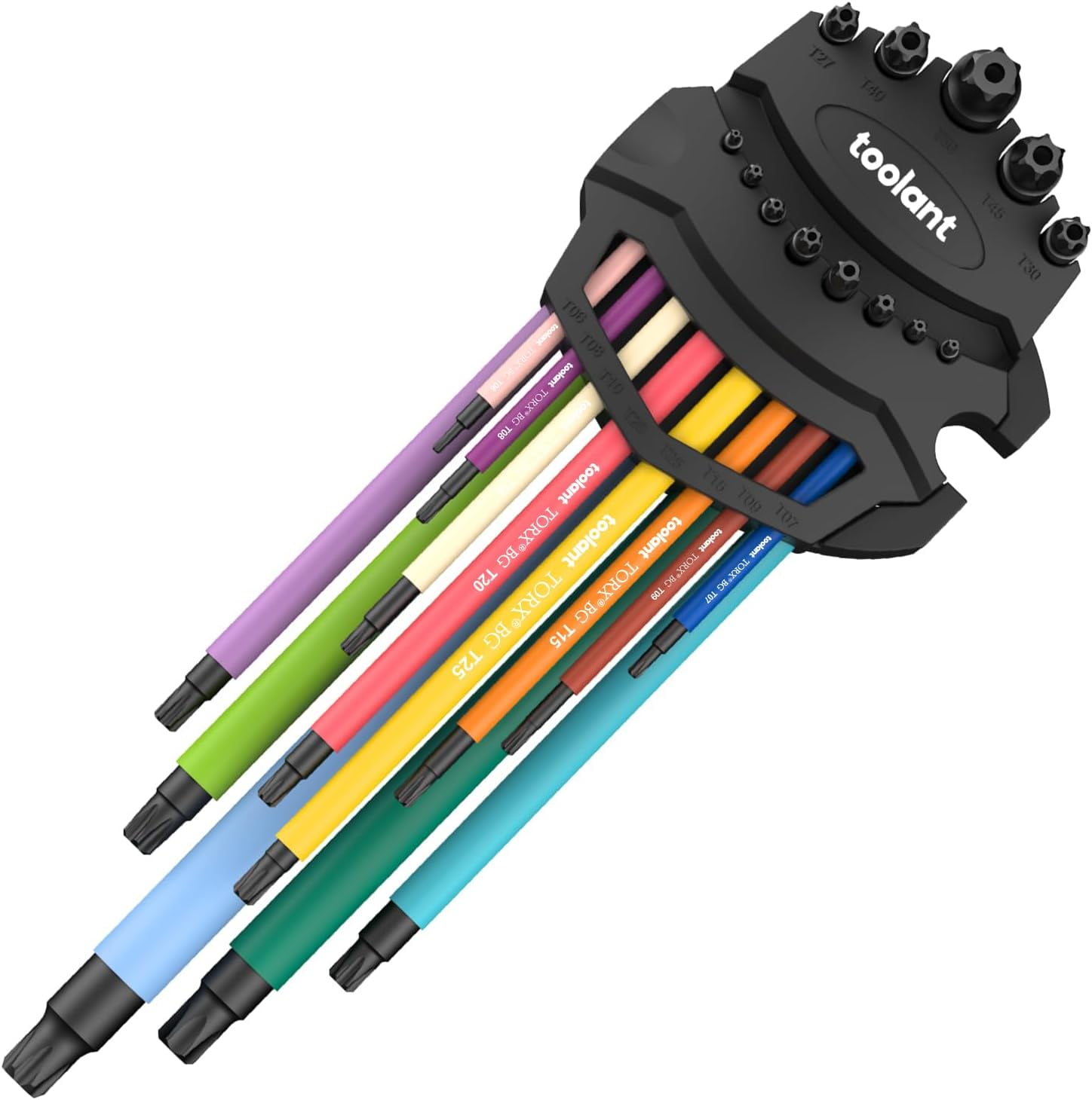 toolant Torx Wrench Set 13pcs(T6-T50),Extra Long Arm Security Star ...