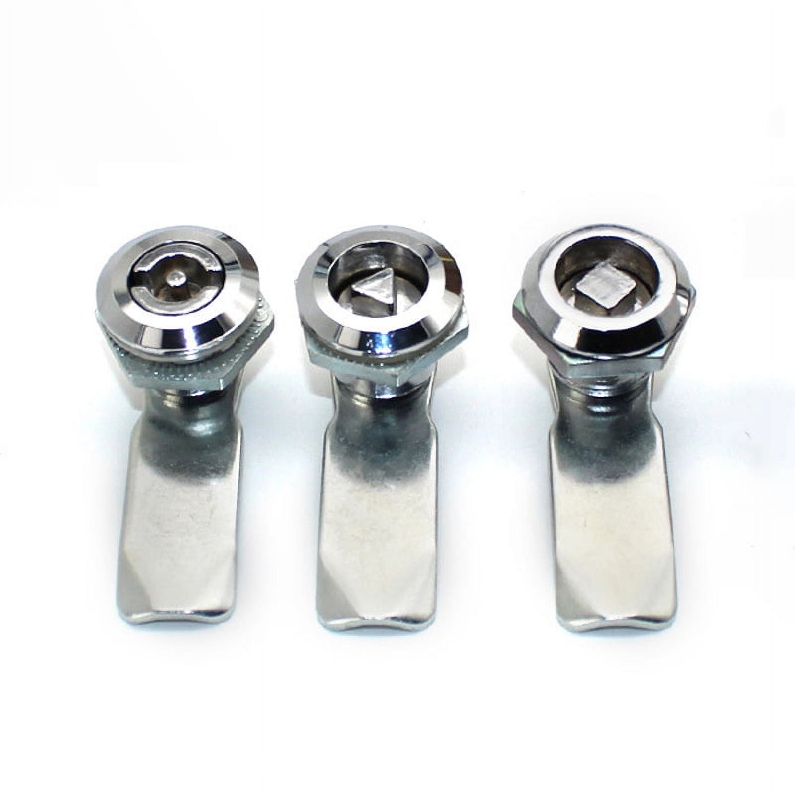 tooloflife 1/2 Pcs Gas Meter Lock with Key Cam Locks Cabinet Lock Zinc ...