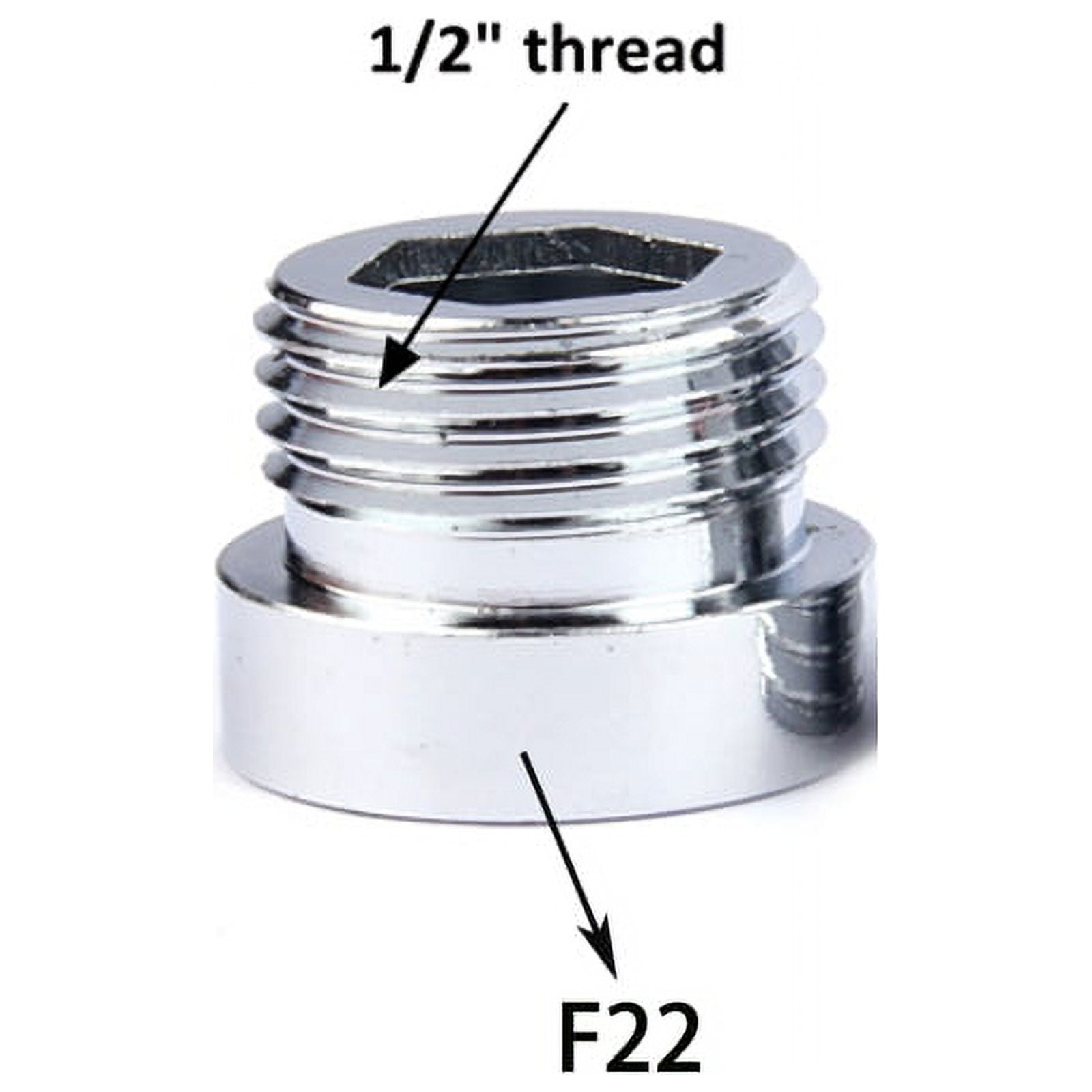 tooloflife 1/2" Thread Adapter Faucet Tap Aerator Even Water Flow for ...