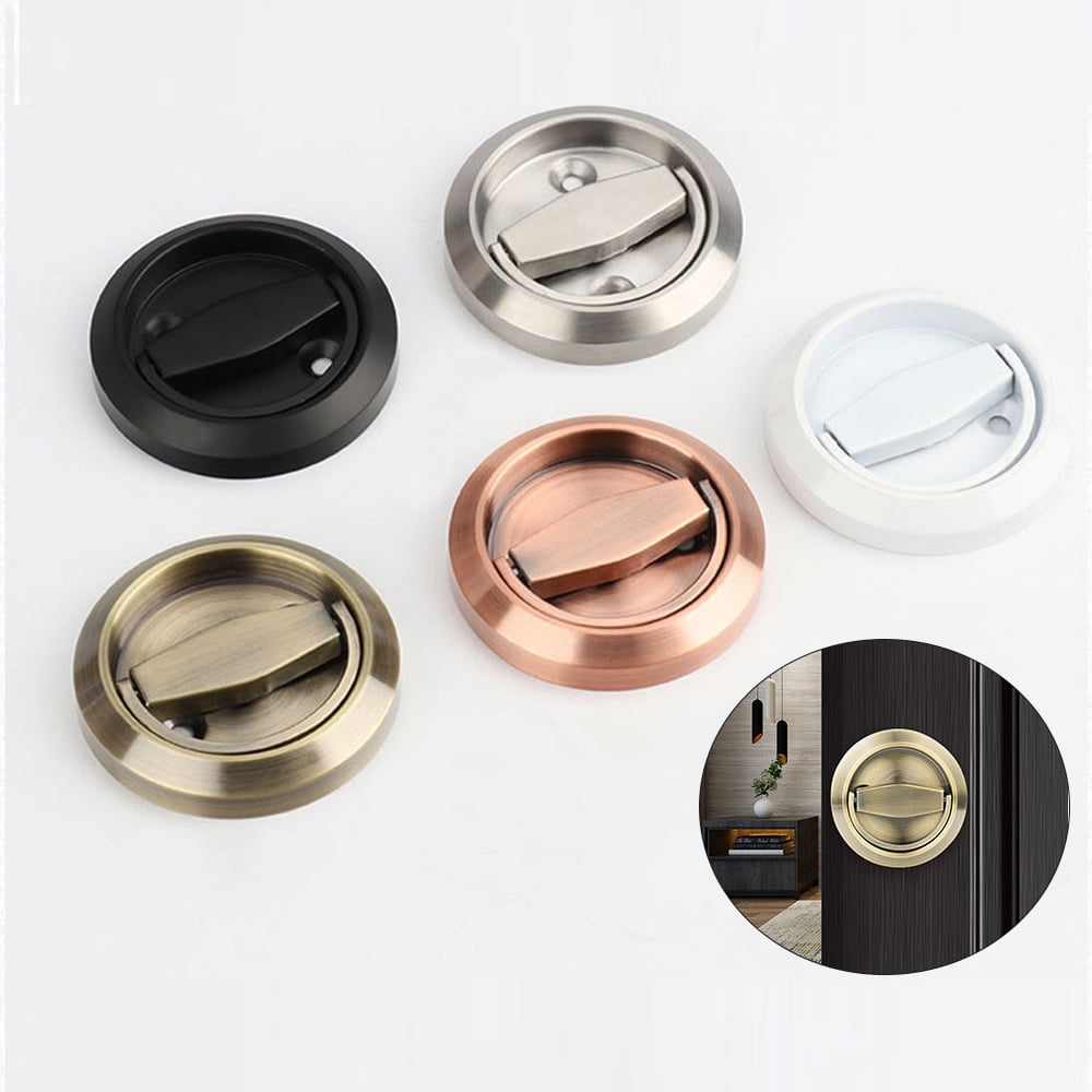 tooloflife 1/5 Pcs Recessed Door Lock Handle Invisible Drawer Pull ...