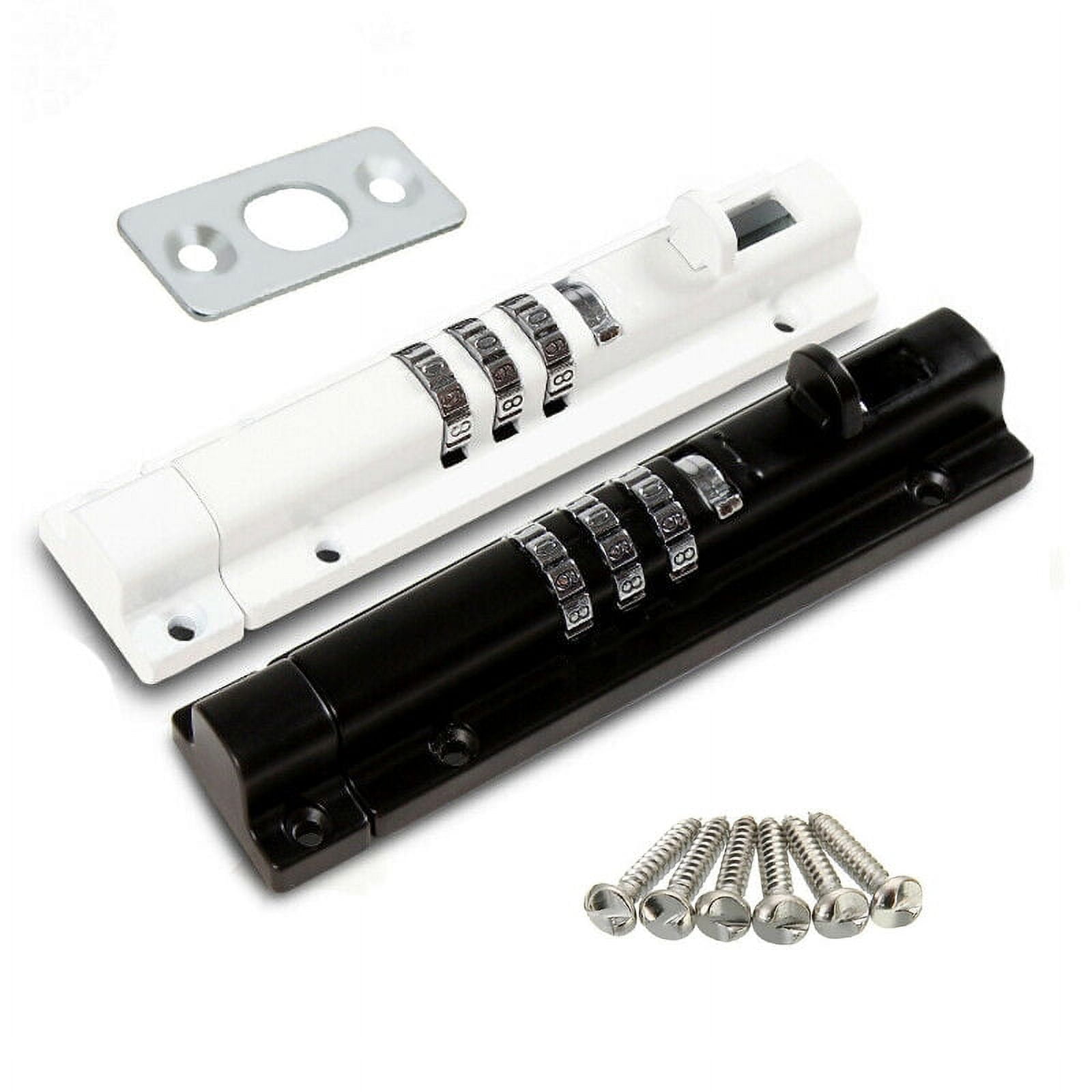 tooloflife 1/5Pcs Combination Code Slide Lock Bolt Latch Gate Lock ...