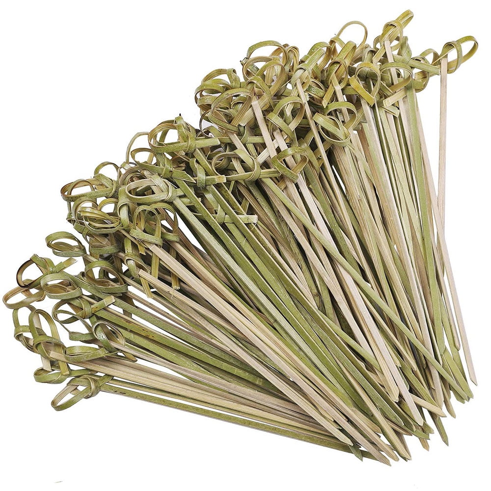 tooloflife 100Pcs 12cm Bamboo Cocktail Sticks Toothpicks for Outdoor ...