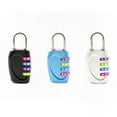 Tooloflife 4-Digit Password Combination Padlock for Lockers, Luggage ...